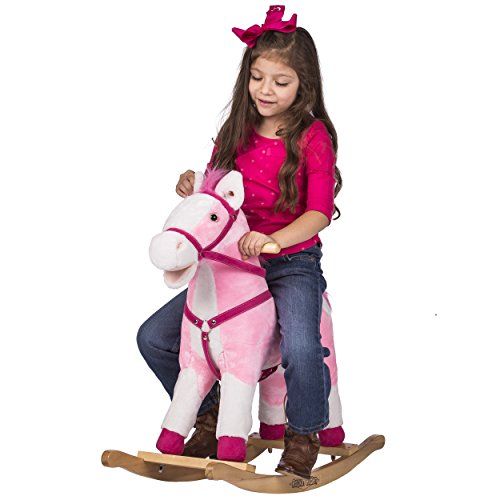 Rockin' Rider Holly Rocking Horse, Pink Large