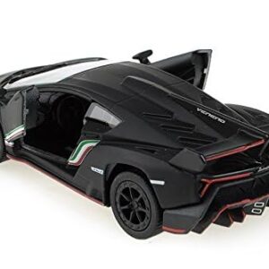 KiNSMART Lamborghini Veneno 1/36 Diecast Metal Toy Model (Black, MATT)