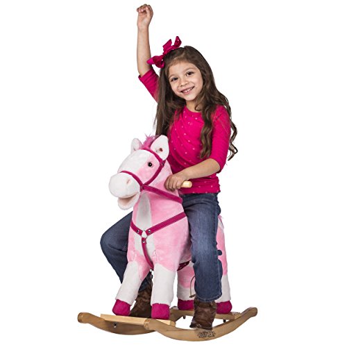 Rockin' Rider Holly Rocking Horse, Pink Large