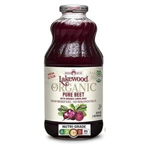 lakewood organic beet juice, 32 fl oz (pack of 1) package may vary