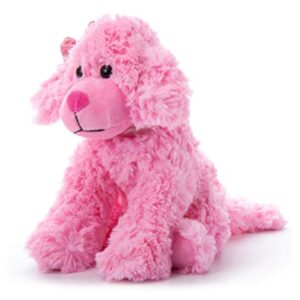 The Petting Zoo Scruffy Dog Stuffed Animal, Gifts for Girls, Pink Dog Plush Toy 9 Inches