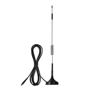 surecall wide band 12" magnetic roof-mount antenna for vehicles with fme-female connector - black