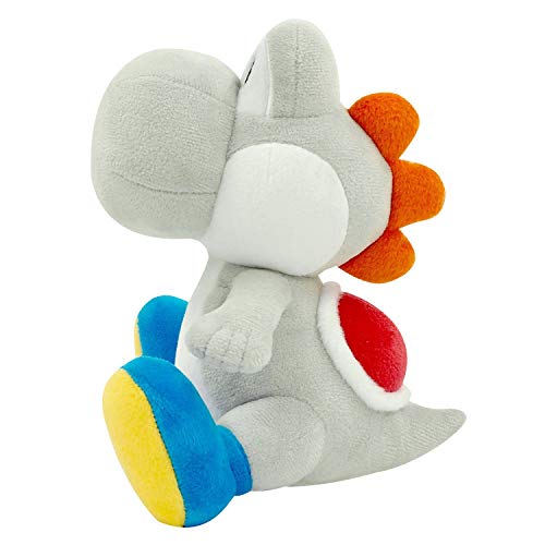 Little Buddy 1393 Super Mario All Star Collection 7" White Yoshi Plush