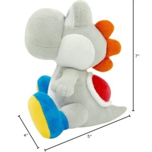 Little Buddy 1393 Super Mario All Star Collection 7" White Yoshi Plush