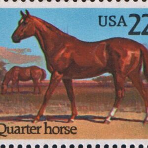 USPS Horse Breeds 1985 Full Sheet of 40 x 22 Cent Stamps Scott 2155-58