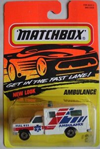 matchbox white ambulance #25