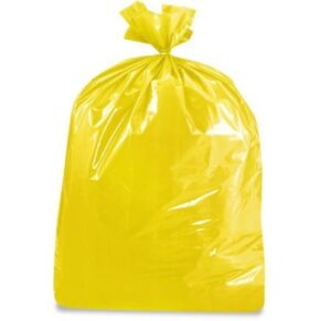 usa-made colorful trash bags in variety of sizes and colors (10, yellow 14 gallons)