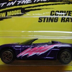 MATCHBOX SUPER FAST PURPLE CORVETTE STING RAY III #38