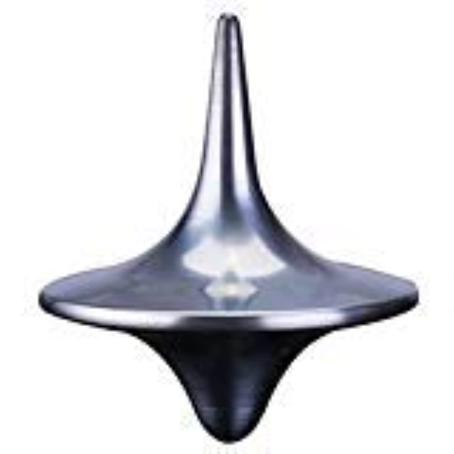 Rienar Accurate Spinning Top, Vintage Totem Zinc Alloy Silver Toy Gift