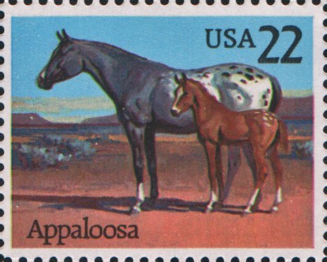 USPS Horse Breeds 1985 Full Sheet of 40 x 22 Cent Stamps Scott 2155-58