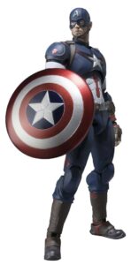 bandaï sh figuarts avengers captain america about 155mm abs u0026 pvc painted action figure