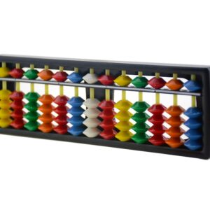 Wowlife 13 Digits Rods with Colorful Beads Plastic Abacus Arithmetic Soroban Kid's Calculating Tool