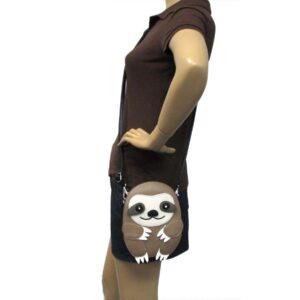 Sleepyville Critters Baby Sloth Shoulder Crossbody Bag