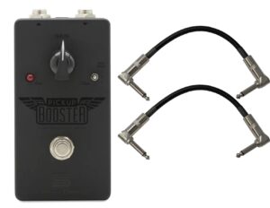 seymour duncan 11900-003 pickup booster pedal w/ 2 patch cables