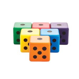 3" foam dice-set of 6