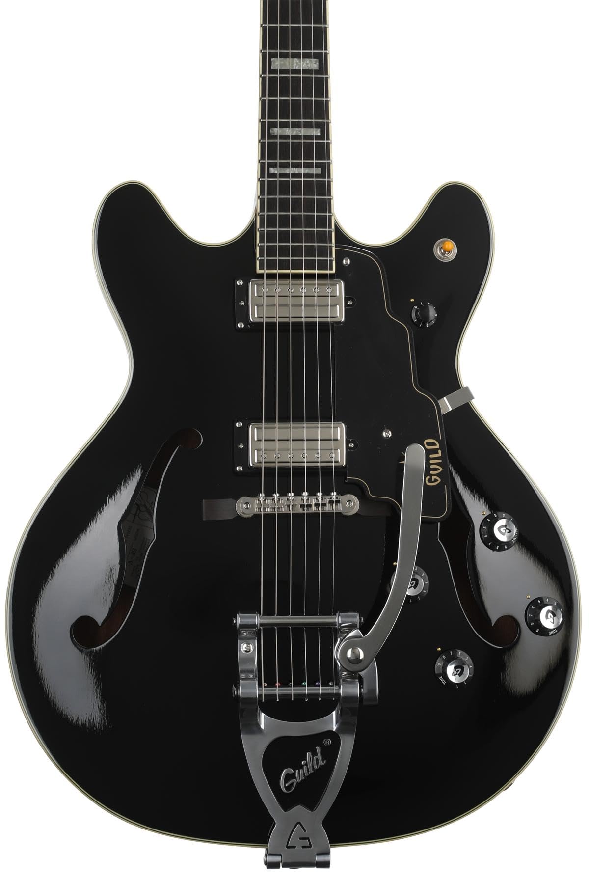 Guild Starfire V with Guild Vibrato - Black