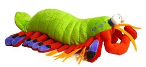 adore 14" harlequin the peacock mantis shrimp plush stuffed animal toy