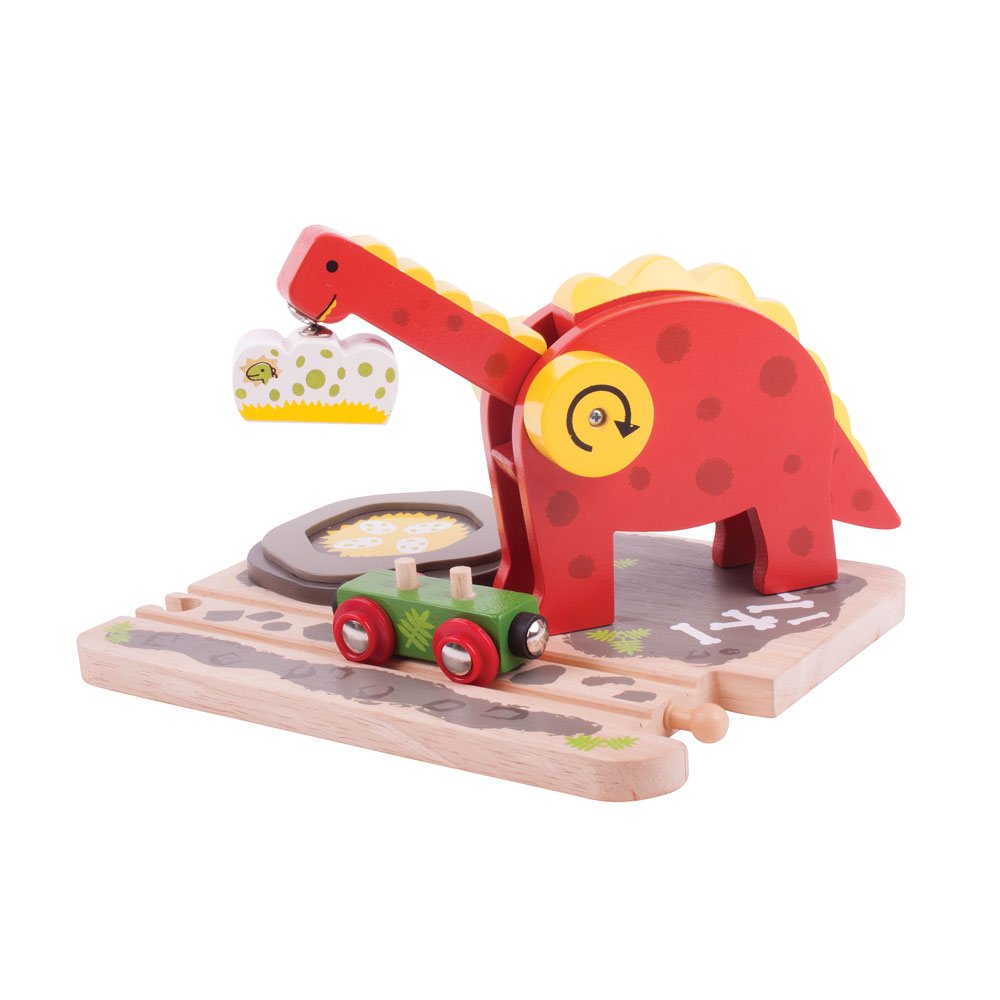 Bigjigs Rail, Dinosaur Train Crane, Wooden Toys, Bigjigs Train Accessories, Wooden Crane, Dinosaur Track, Crane Toy, Bigjigs Crane, Dinosaur Toys