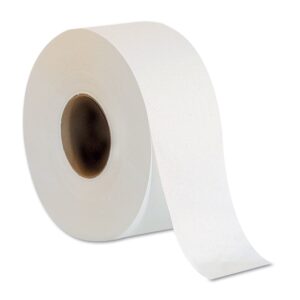 georgia pacific 12798 jumbo jr. bathroom tissue roll, 9-inch dia, 1000ft, 8 rolls/carton