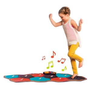 b. toys-musical dance floor- mat-a-matics- songs, sounds & lights for kids- 3 years +