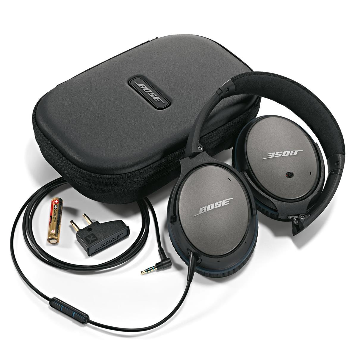 Bose QuietComfort 25 Acoustic Noise Cancelling Headphones (Samsung and Android, Black)