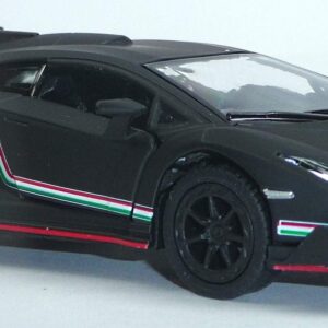 KiNSMART Lamborghini Veneno 1/36 Diecast Metal Toy Model (Black, MATT)