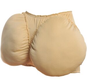 amscan adult butt cheeks costume accessory - one size, beige - 1 pc.