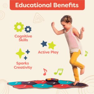 B. toys-Musical Dance Floor- Mat-A-Matics- Songs, Sounds & Lights for kids- 3 years +