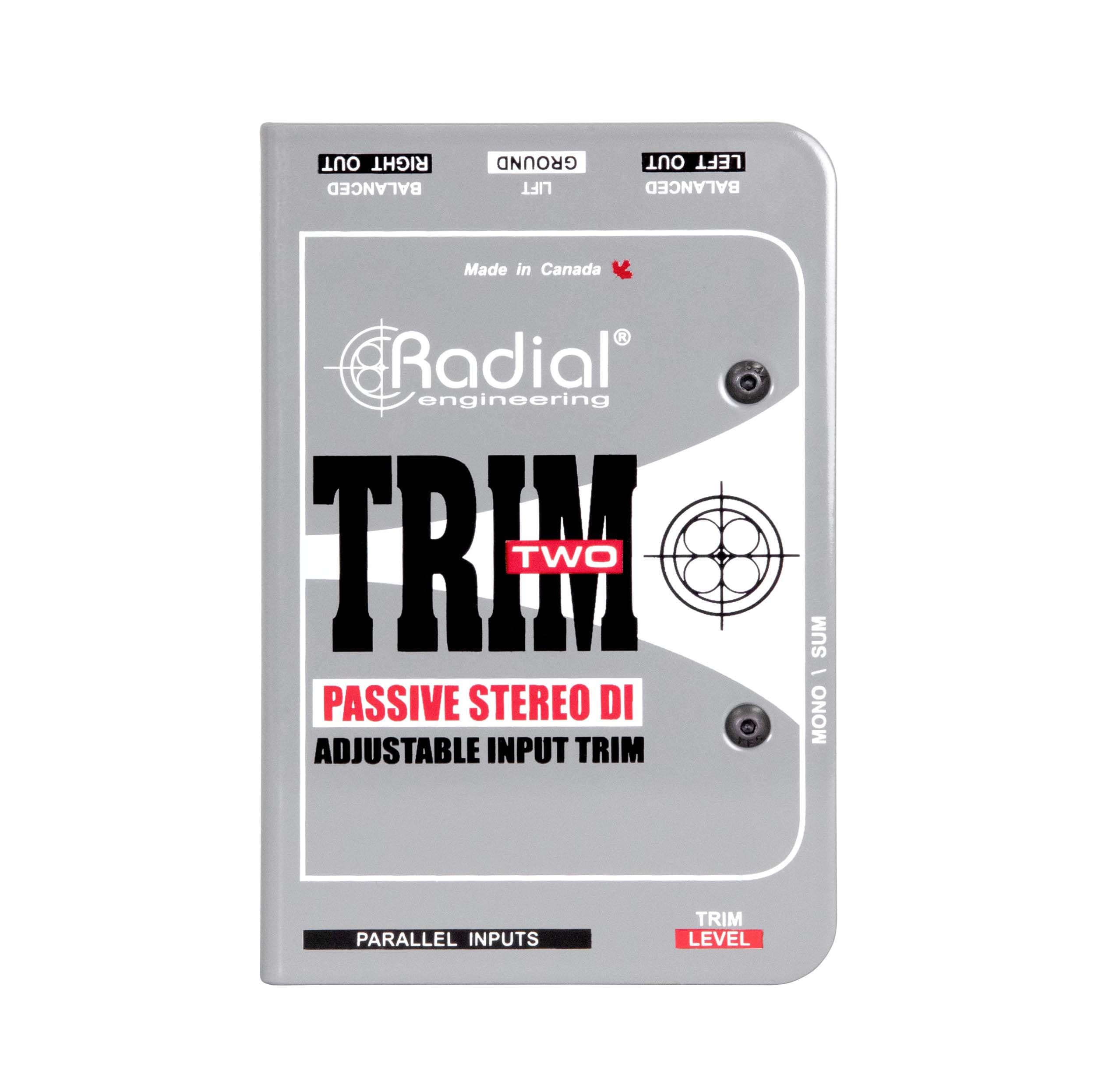 Radial Trim-Two 2-Channel Passive a V Direct Box