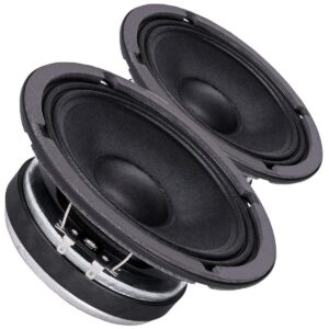 pair faital pro 6fe200 6.5" midrange woofer voice speaker 4 ohm 260w 95db 1.5vc