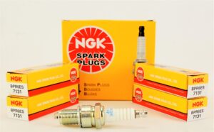 new ngk standard spark plug bpr6es, 7131 set of 4 spark plugs