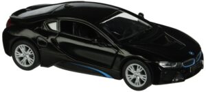 kinsmart bmw i8 black 5" 1:36 scale die cast metal model toy car w/pullback action