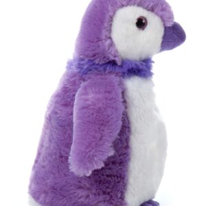 The Petting Zoo, Posh Penguin Stuffed Animal, Gifts for Girls, Purple Penguin Plush Toy 12 inches