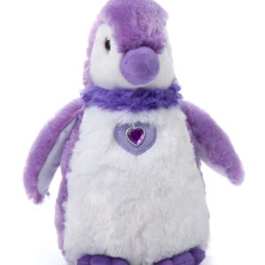 The Petting Zoo, Posh Penguin Stuffed Animal, Gifts for Girls, Purple Penguin Plush Toy 12 inches