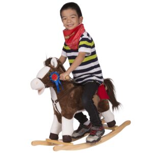 Rockin' Rider Laredo Rocking Horse Ride On Brown, Large