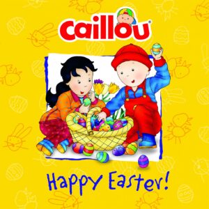 caillou: happy easter! (confetti)