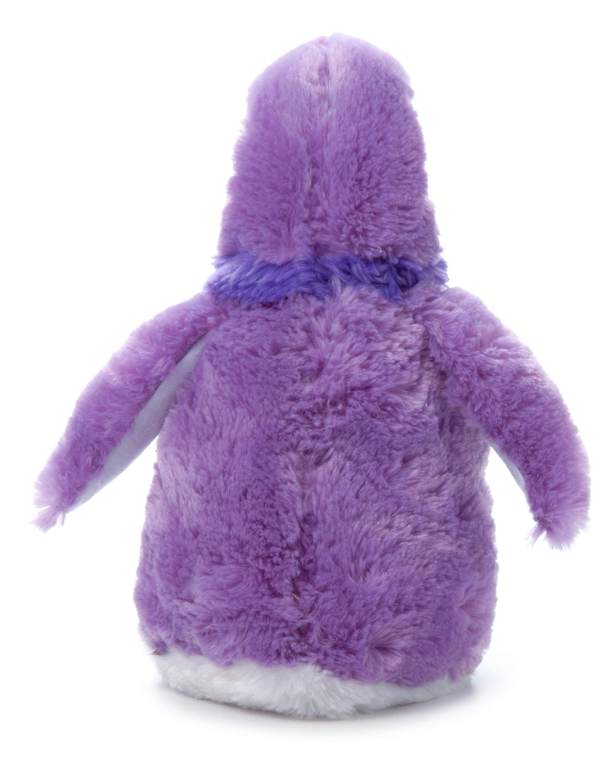 The Petting Zoo, Posh Penguin Stuffed Animal, Gifts for Girls, Purple Penguin Plush Toy 12 inches