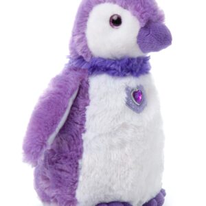 The Petting Zoo, Posh Penguin Stuffed Animal, Gifts for Girls, Purple Penguin Plush Toy 12 inches