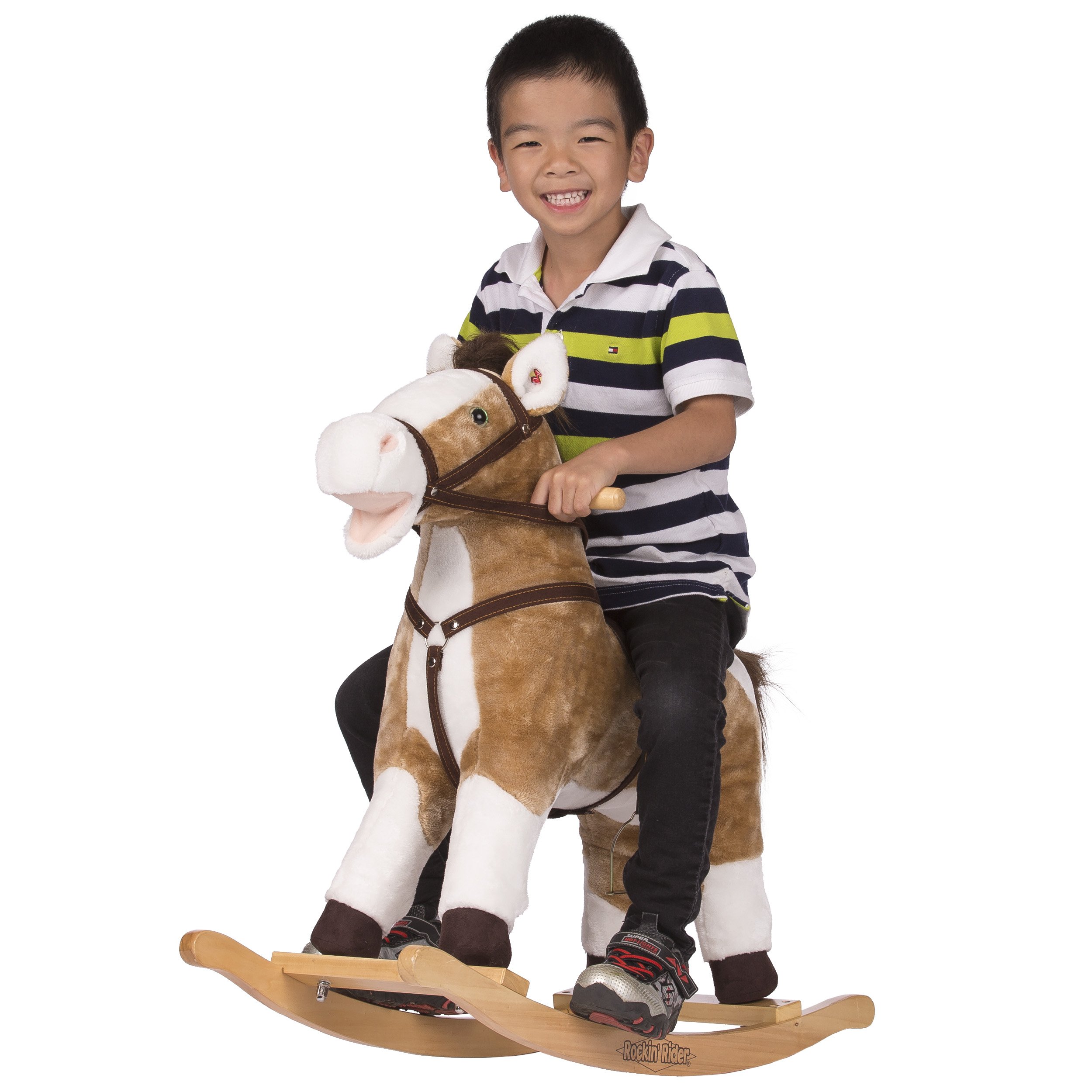 Rockin' Rider Henley Rocking Horse, Brown, Large