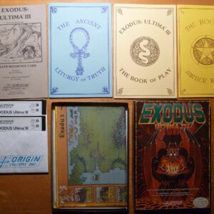 Ultima III: Exodus - Commodore 64, Atari 400, 800, 1200 (PC, 1983)