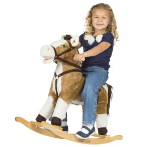 Rockin' Rider Henley Rocking Horse, Brown, Large