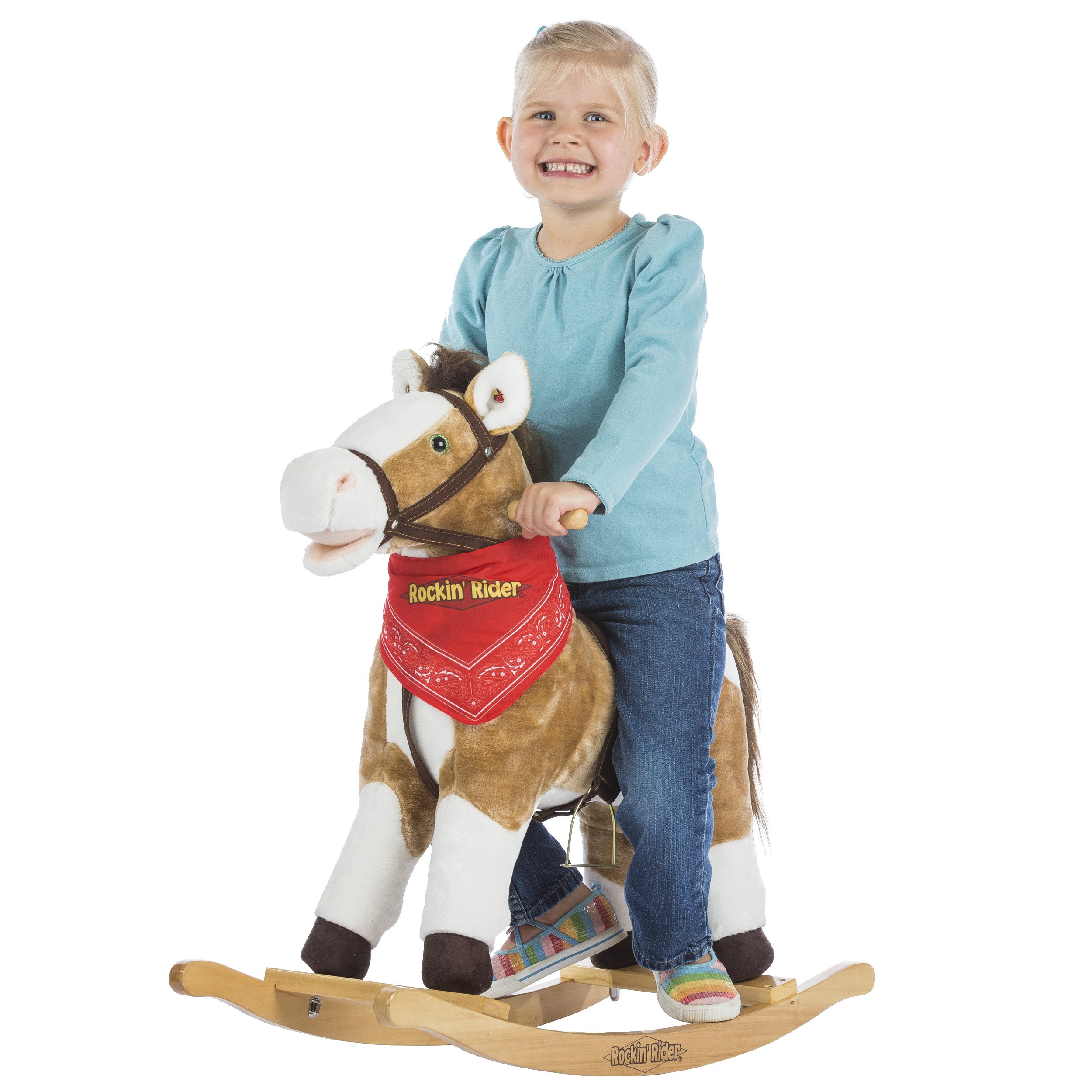 Rockin' Rider Henley Rocking Horse, Brown, Large