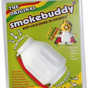 Smoke Buddy 0159-WHT Personal Air Filter, White