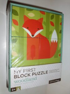 my first block puzzle, in woodland