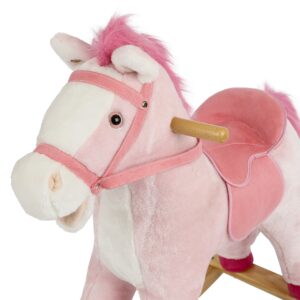 Rockin' Rider Dazzle Rocking Horse Ride On, Pink, Large