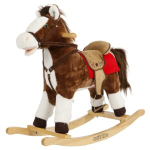 Rockin' Rider Laredo Rocking Horse Ride On Brown, Large