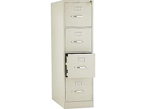 HON 314PL 310 Series Four-Drawer, Full-Suspension File, Letter, 26-1/2d, Putty