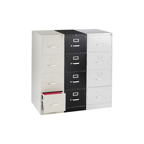 HON 314PL 310 Series Four-Drawer, Full-Suspension File, Letter, 26-1/2d, Putty