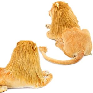 TigerHart Lasodo The Lion - 39 Inch (Tail Measurement Not Included) Big Stuffed Animal Plush Cat