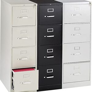 HON 314PL 310 Series Four-Drawer, Full-Suspension File, Letter, 26-1/2d, Putty